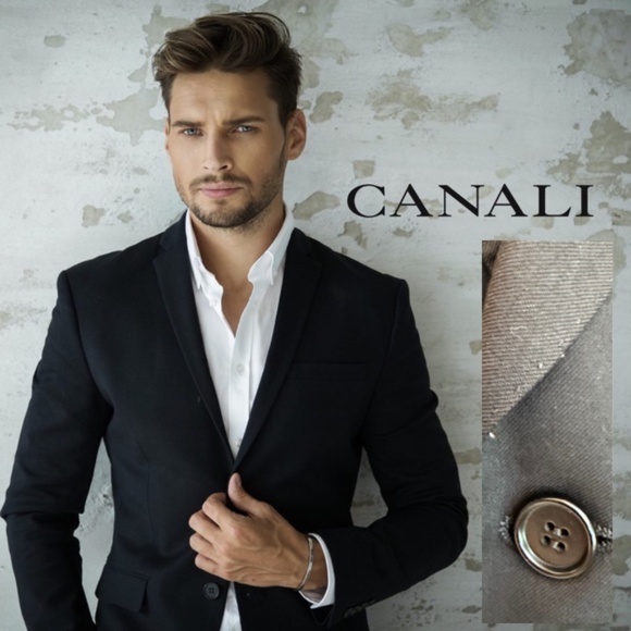 Canali | Suits & Blazers | Canali Black Wool Blazer Eu 57r Us 46r Made ...